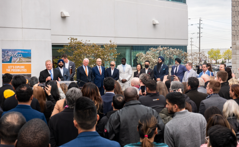 EXP’s leadership team and Ontario Premier inaugurate the firm’s ...
